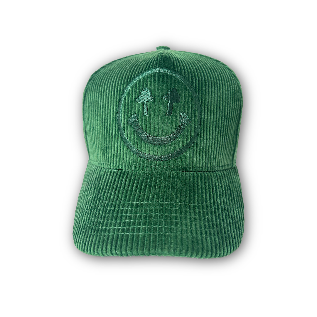 Corduroy Logo Cap - Rolex Green